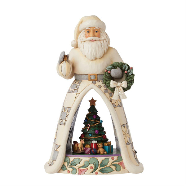 Santa Open Scene LED Figurine | Light-Up Christmas Decoration - Country ...