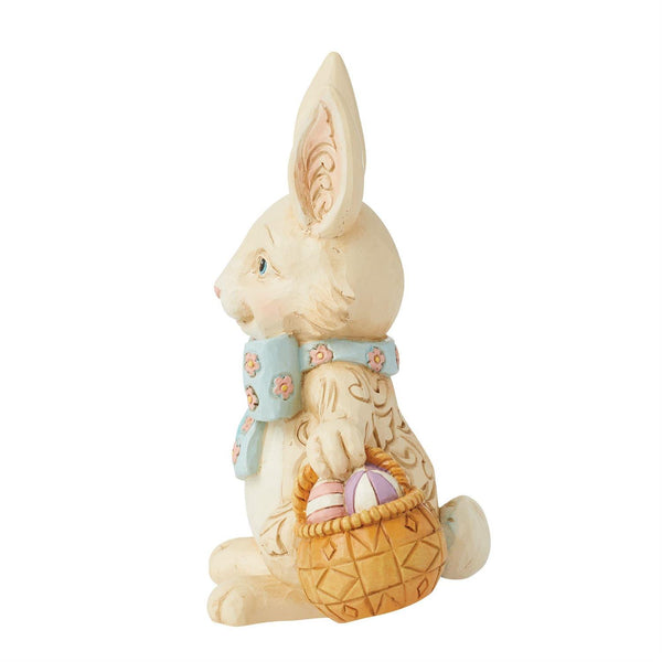 Bunny's Easter Bounty - Easter Bunny with Bow Pint Figurine - Country N ...