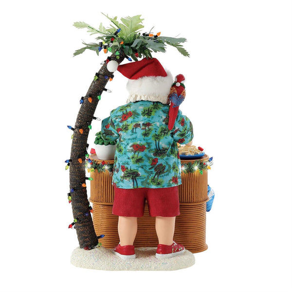Santa’s Tiki Bar – Tropical Possible Dreams Figurine - Country N More Gifts