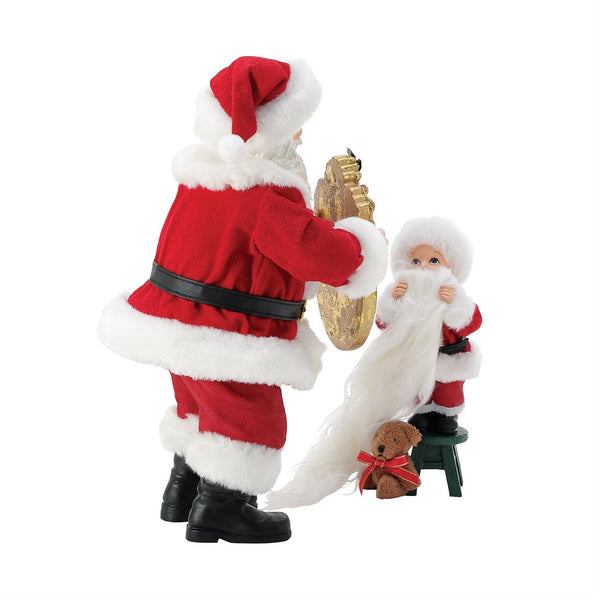 Seeing is Believing – Santa Mirror Figurine Set - Country N More Gifts