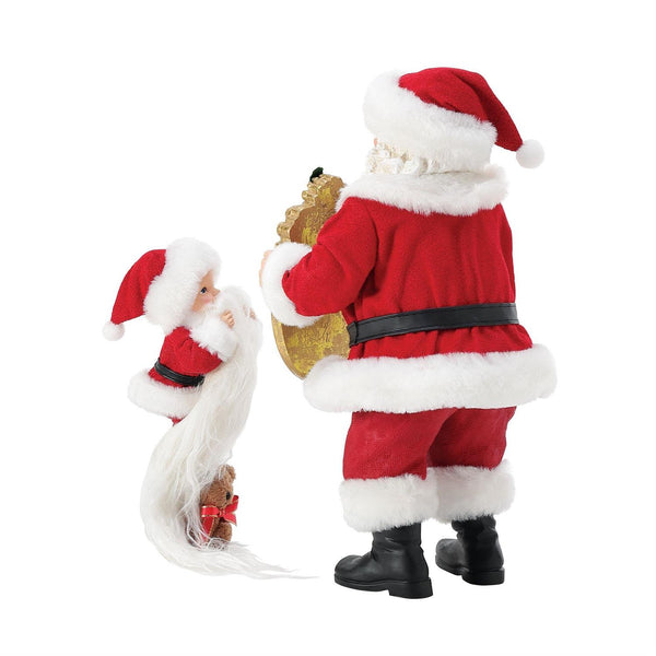 Seeing is Believing – Santa Mirror Figurine Set - Country N More Gifts