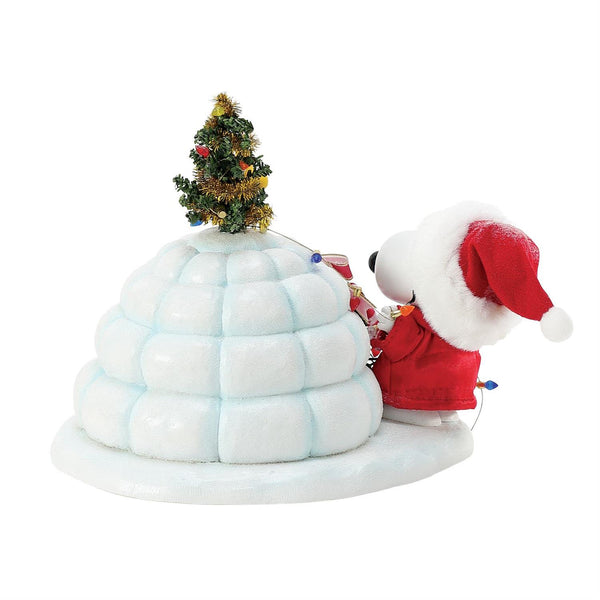 Snoopy’s Puffer Igloo Figurine – Cozy Peanuts Christmas Collectible ...