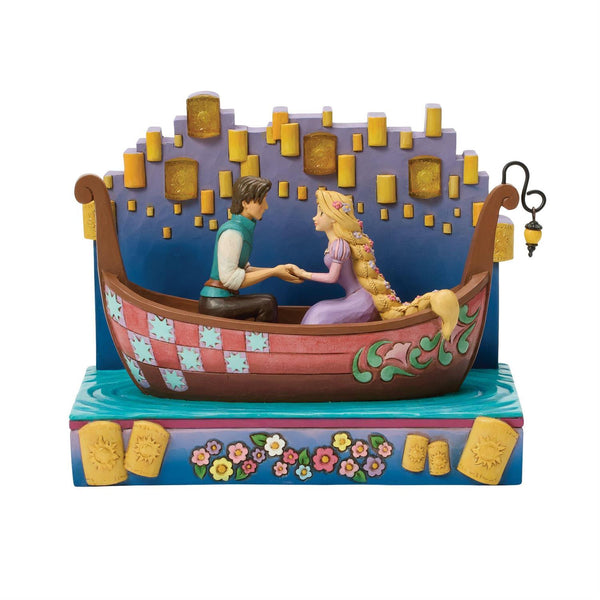Tangled Boat with LED Lanterns – Jim Shore Disney Figurine - Country N ...