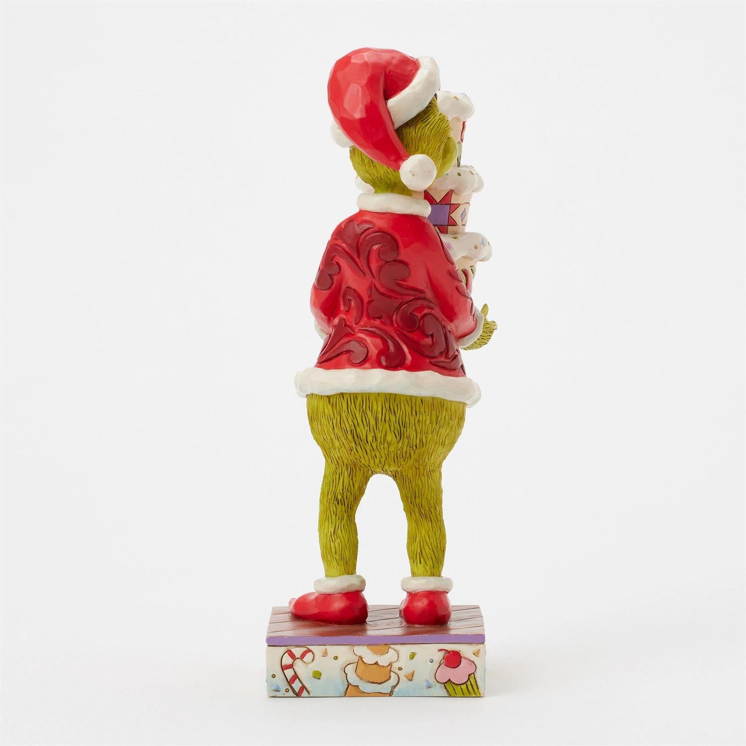 Grinch with Grinchy Cake Figurine – Jim Shore Christmas Mischief ...