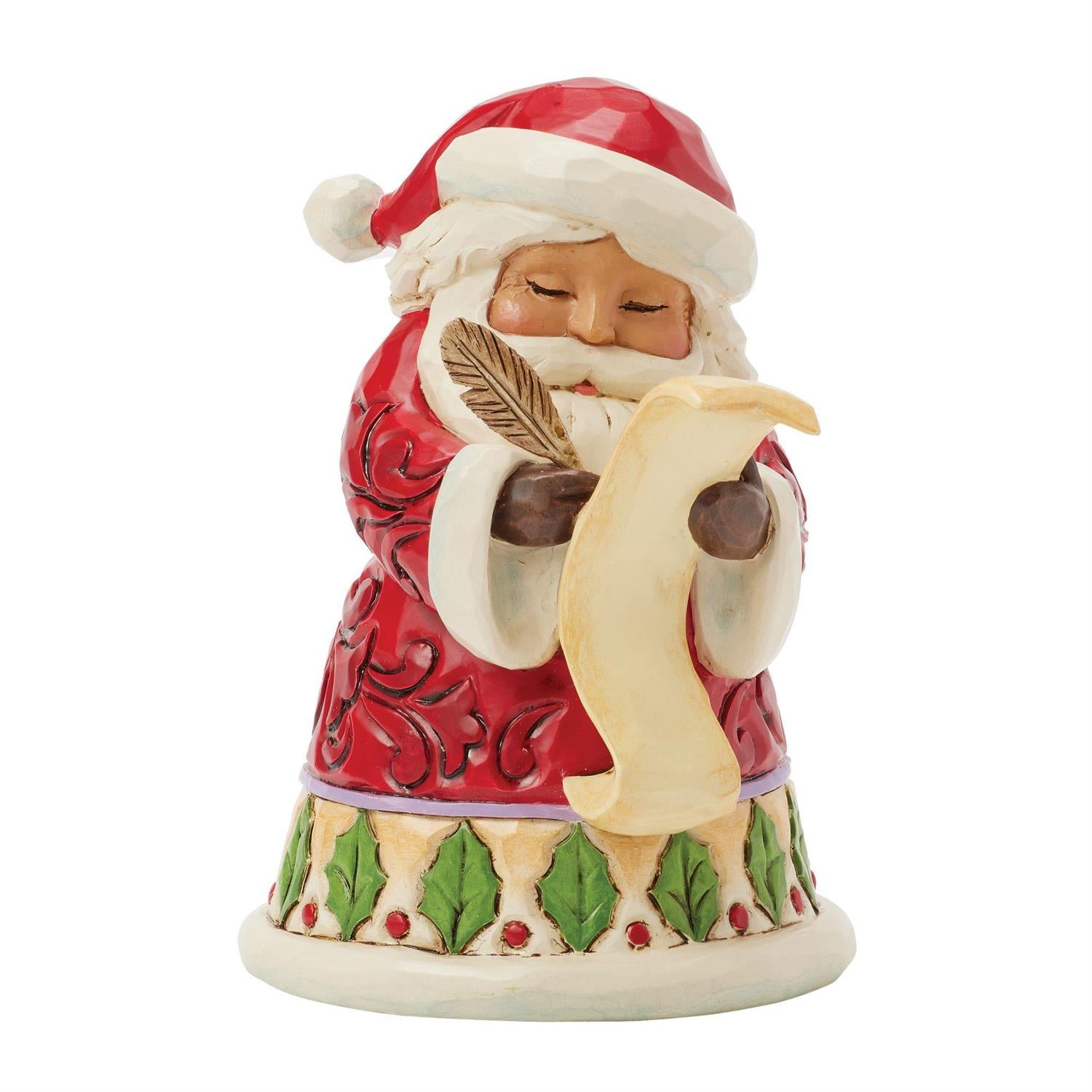Santa with List Mini – Jim Shore Christmas Collectible – Country N More ...
