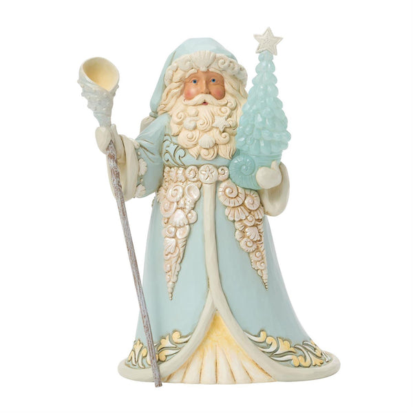 Seaside Treasures - Santa with Sea Glass Tree - Country N More Gifts