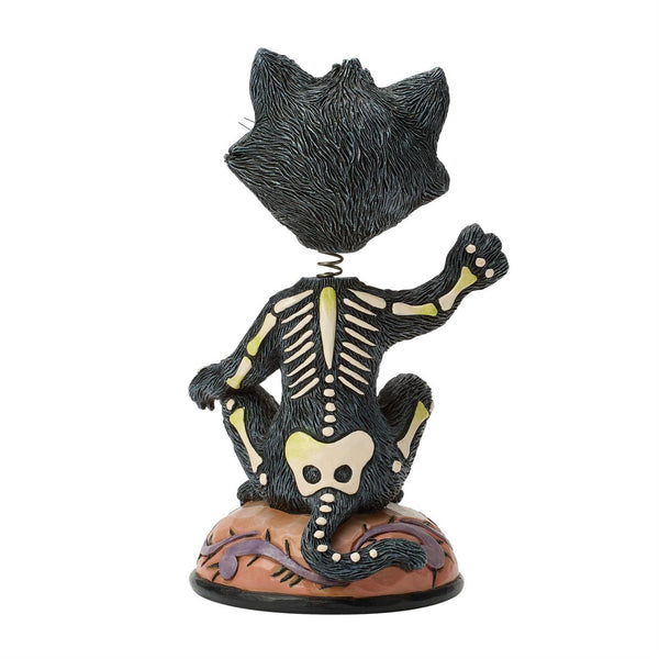Wicked Whiskers - Bobble Head Black Cat Figurine - Country N More Gifts