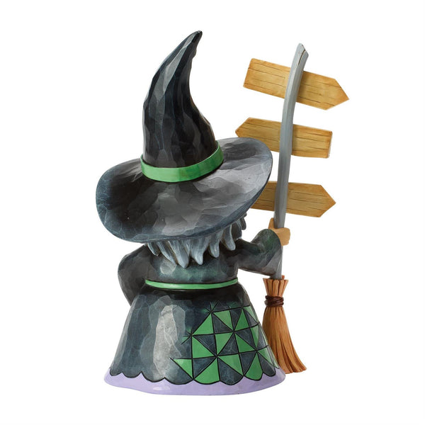 Witch Way - Good Witch Next to Broom Sign - Country N More Gifts