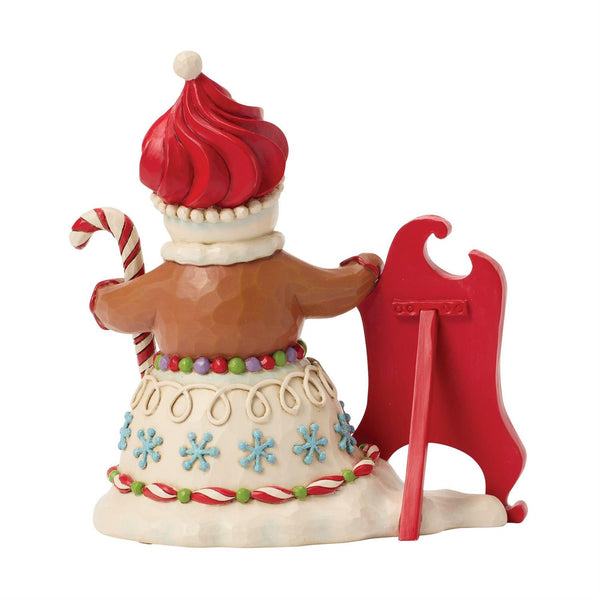 Time For a Sweet Treat - Gingerbread Snowman Sign Figurine - Country N ...