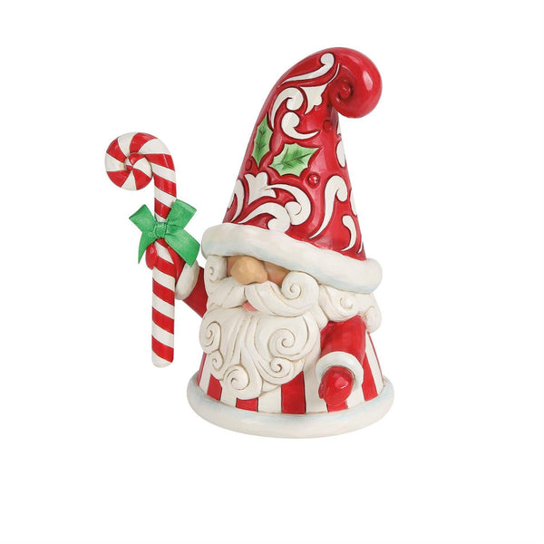 Swirls and Twirls - Gnome Large Candy Cane Figurine - Country N More Gifts