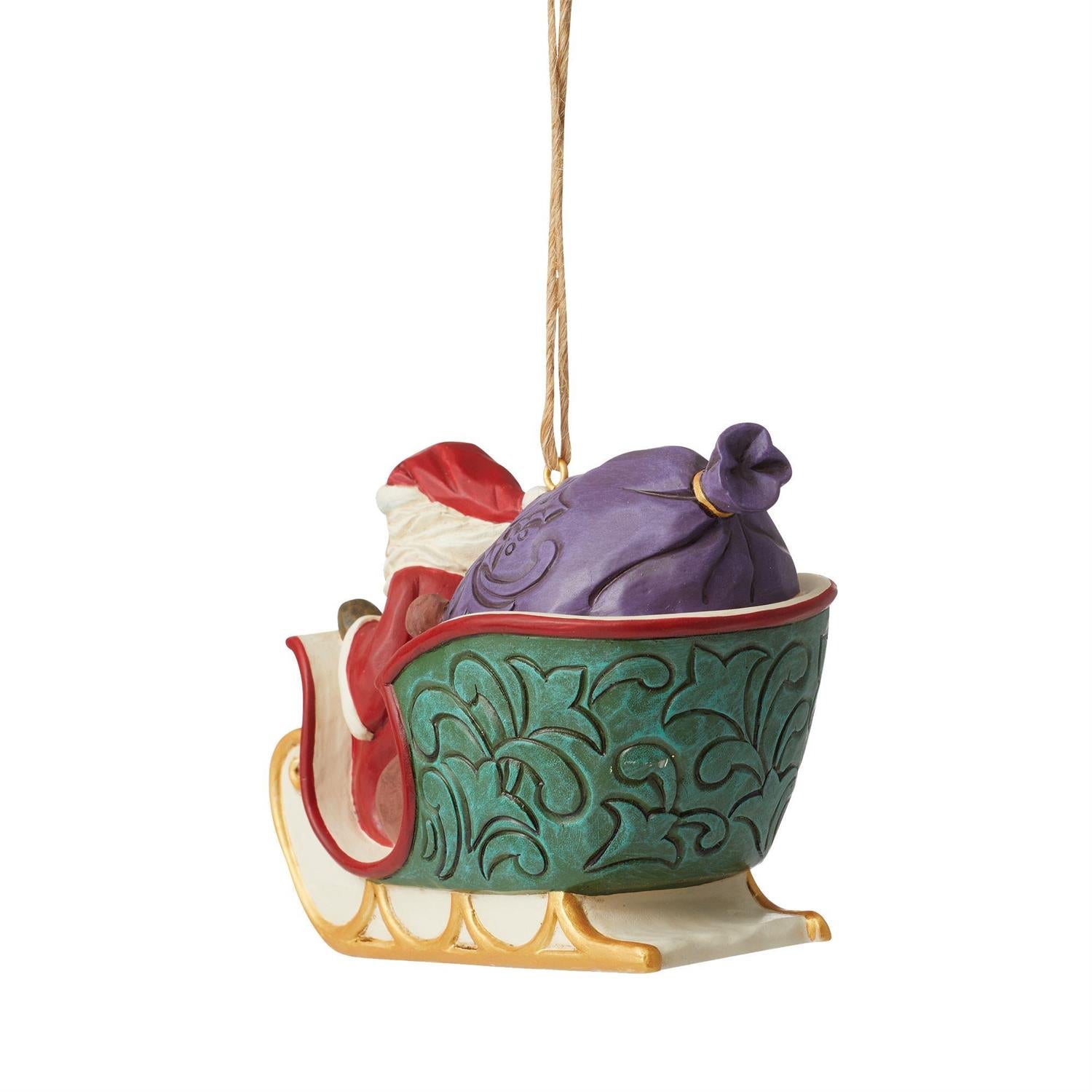 Twas the Night Before Christmas Santa in Sleigh | CountryNMoreGifts.com ...